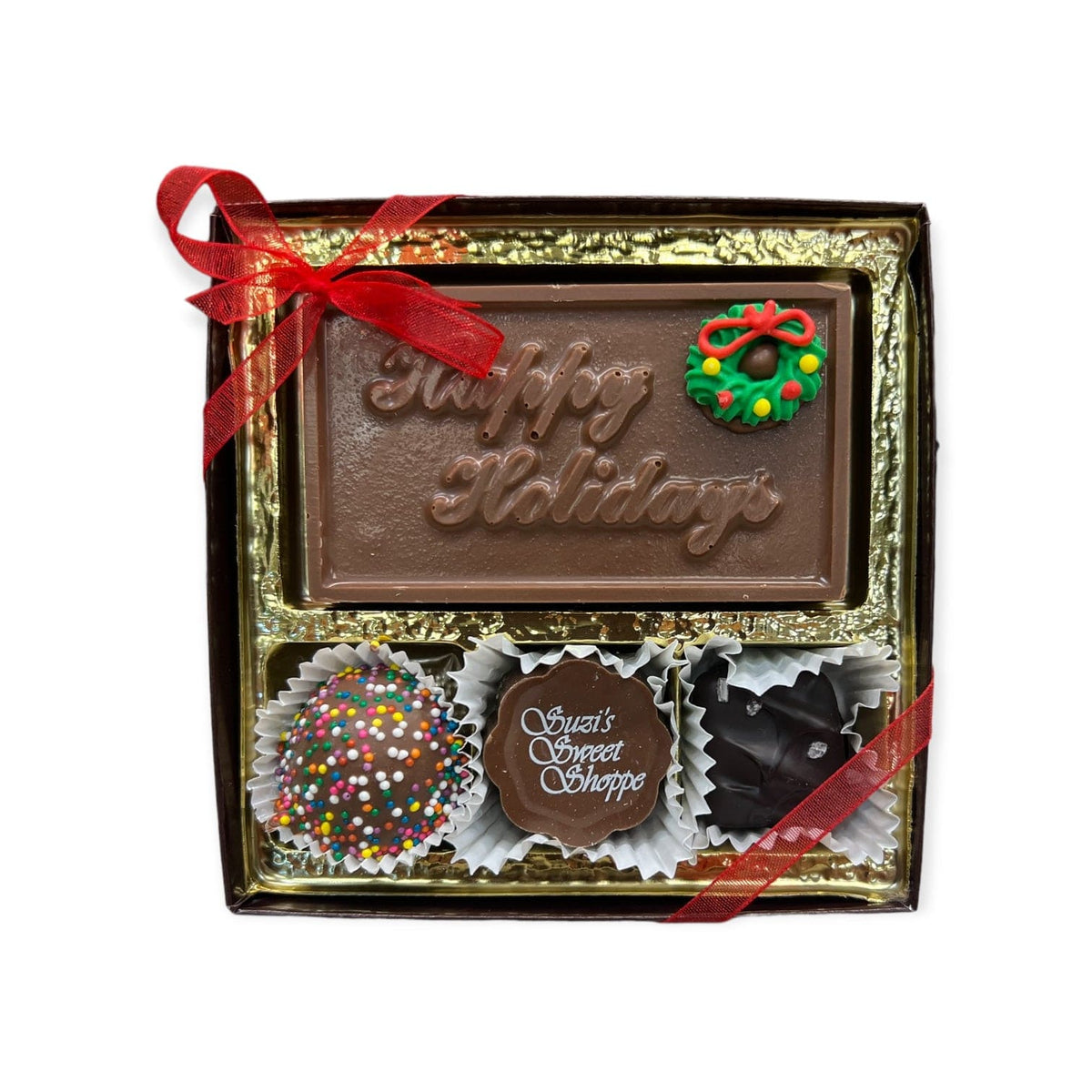Happy Holidays Box - 3pc – Suzi's Sweet Shoppe